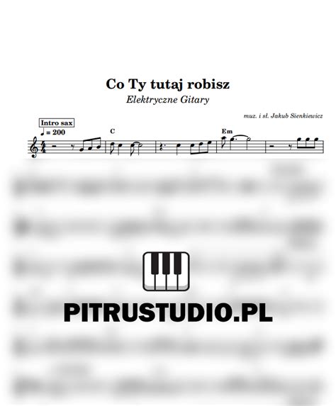 Co Ty Tutaj Robisz Elektryczne Gitary Pitrustudio