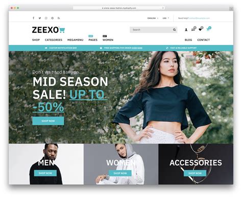 Shopify Templates Fashion