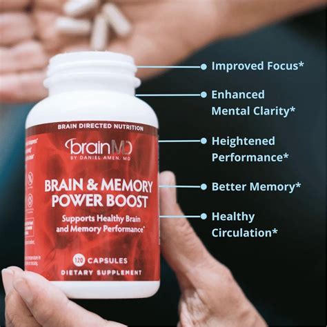 Brain Md Brain And Memory Power Boost 120 Caps Nutriessential