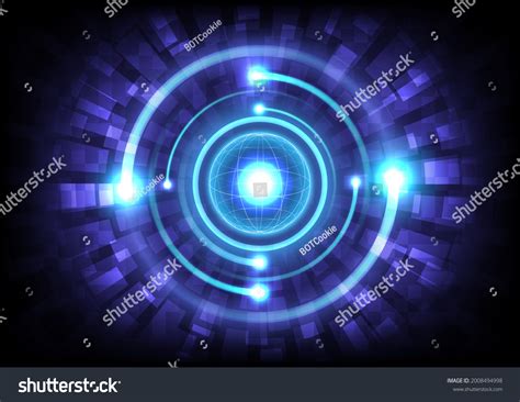 Digital Infographic Computer Element Connection Data Stock Vector Royalty Free 2008494998