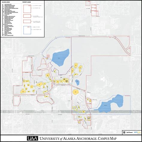 Uaa Campus Map Classic Uaaapu And Anchorage