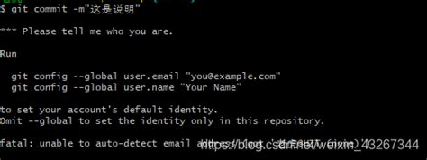 Git学习之git Config Global Useremail You Git Config Global Username Your Name