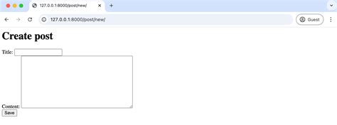 A Django Blog In 60 Seconds