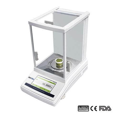 0 0001g Internal Calibration Electronic Analytical Balance Scitek