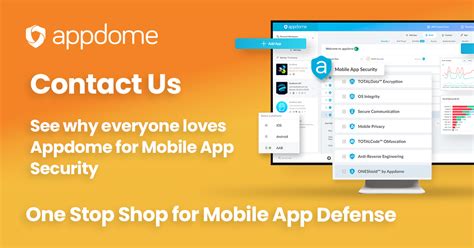 Better Mobile App Security Contact Us Appdome