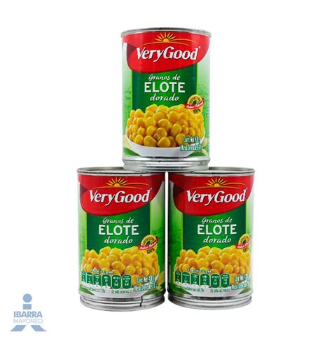 Elote En Grano Very Good 430 G Ibarra Mayoreo
