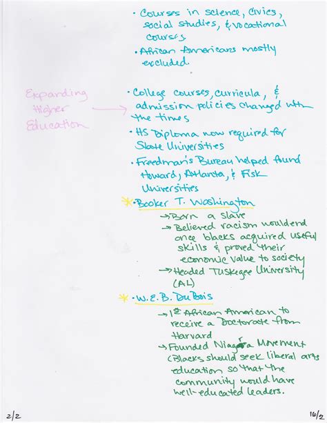 Mrs Ramo S Online Classroom Us History Ch Sec Notes