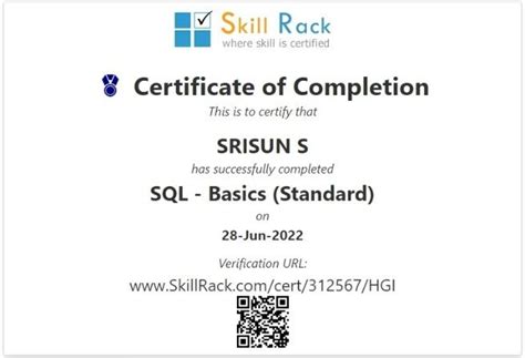 Srisun S On Linkedin Sql Basicsstandard