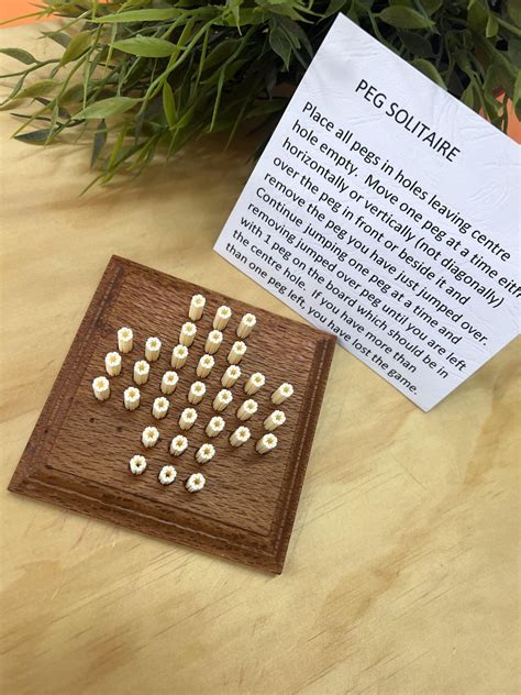 Peg Solitaire Game Outback Exploratorium