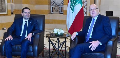 بالصور ميقاتي التقى الحريري وهذا ما قاله عن ذكرى 14 شباط