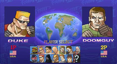 A Street Fighter Style Fighting Game But With Popular Fps Characters