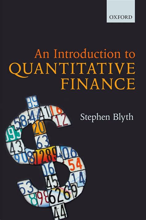 An Introduction To Quantitative Finance Blyth Stephen 9780199666591