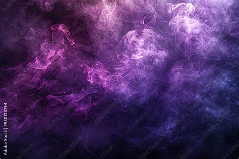 Smoke Mist Texture Mysterious Blue Grey Black Colors In A Smokey