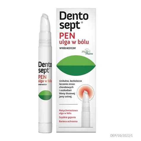 Dentosept Pen żel Preparaty Na Ząbkowanie Afty I Pleśniawki