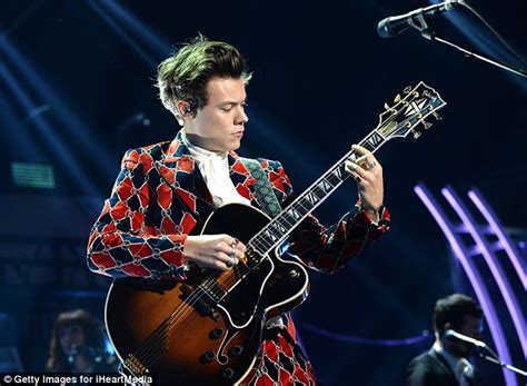 Harry Styles Makes A Statement In A Retro Diamond Print Suit At