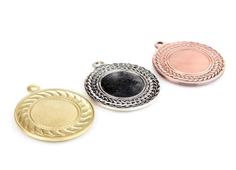 Premium Photo Three Medals Isolated On White