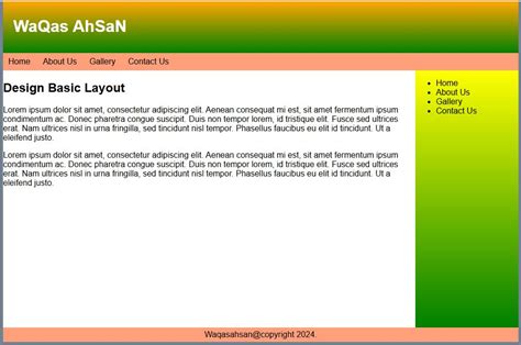 waqas sheikh on linkedin building a basic website layout with html and css involves organizing the…
