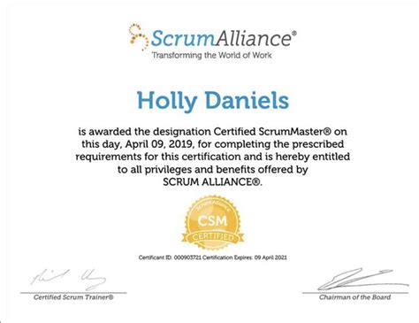 holly daniels on linkedin scrum csm certifiedscrummaster agile