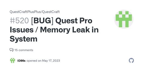 Bug Quest Pro Poor Optimization · Issue 520 · Questcraftplusplus