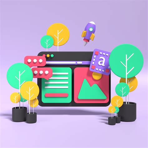 Browser Ui Ux 3d Illustration Graphic Design On Behance
