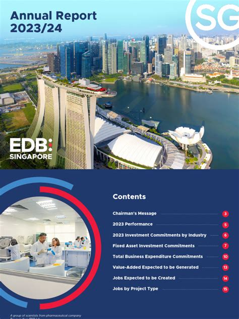 Edb Annual Report 2023 24 Pdf Singapore World Politics