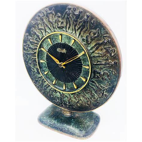 A Rare Art Deco Kienzle 8 Day Nudes Clock In Bronze Artedeco Online