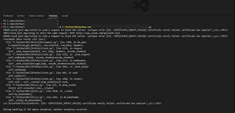 Ssl Certificateverifyfailed Certificate Verify Failed Certificate Has Expiredエラーの原因と対処