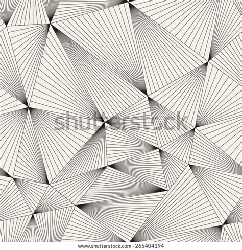 Vector Seamless Pattern Irregular Abstract Linear Stock Vector Royalty Free 265404194