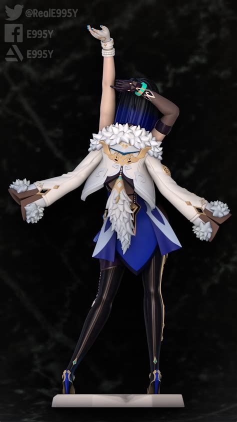 Yelan From Genshin Impact Finished Projects Blender Artists Community