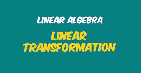 Linear Transformation Codanics