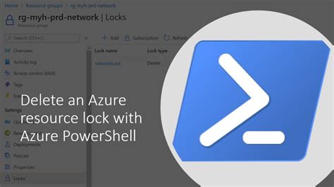 Delete An Azure Resource Lock With Azure Powershell Wim Matthyssen