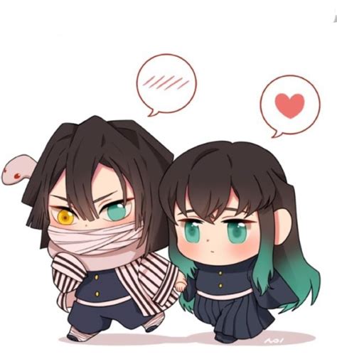 Obanai X Muichiro Anime Otaku Anime Anime Chibi