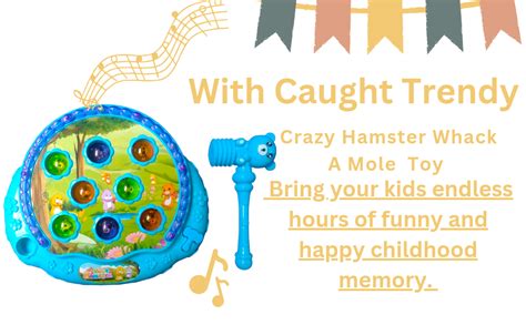 Buy Caught Trendy Crazy Hamster Whack A Mole Game For 3 Year Old Boys