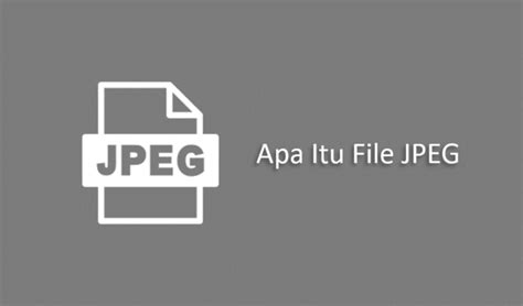 Apa Itu File Jpeg