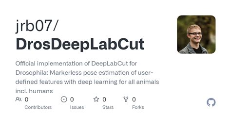 Github Jrb Drosdeeplabcut Official Implementation Of Deeplabcut