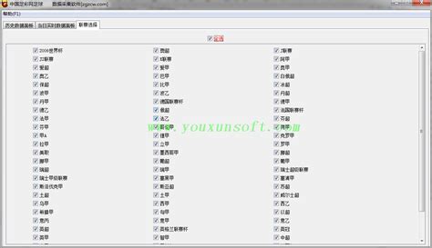 中国足彩网足球赔率数据采集软件 有讯软件