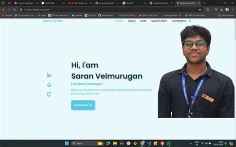 saran velmurugan on linkedin github internship fullstackdeveloper