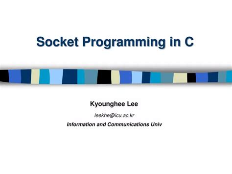 PPT Socket Programming In C PowerPoint Presentation Free Download ID 5829138