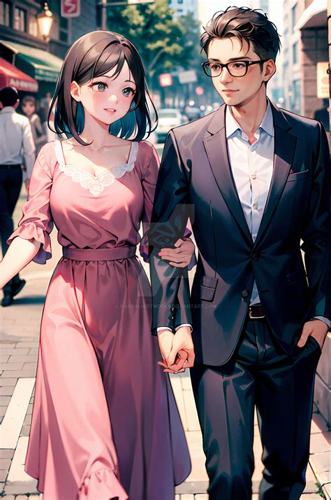 Cute Cartoon Couple Character By Rasooliartworks On Deviantart