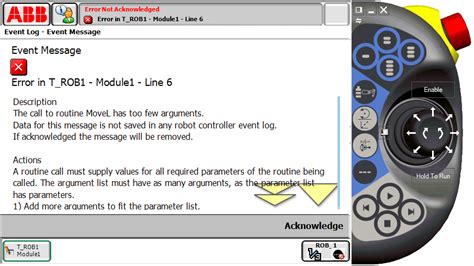 Pc Sdk How To Get Rapid Error Line Number From Controller — Abb