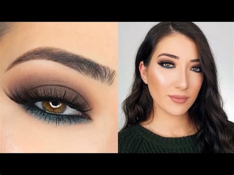 Green Brown Smokey Eye Makeup Tutorial Saubhaya Makeup