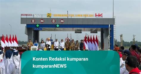 Jokowi Resmikan Tol Tebing Tinggi Indrapura Kisaran Genjot Turis Ke Danau Toba Kumparan