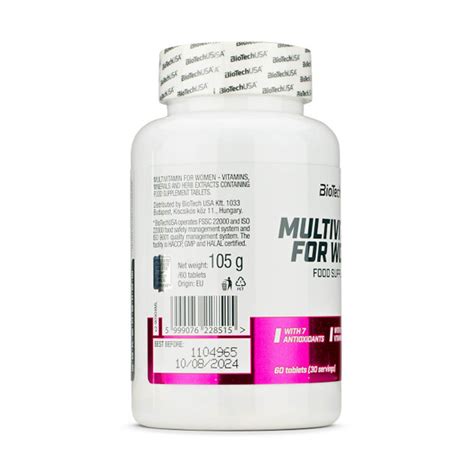 Multivitamin for Women, BioTech USA, 60 tabs