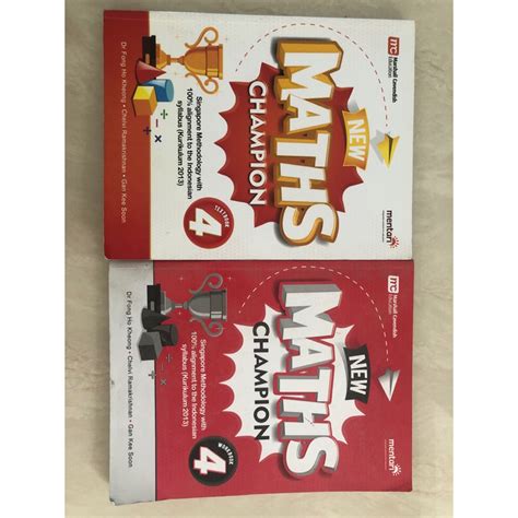 Jual Maths Champion Textbook Workbook 4 Marshall Cavendish Shopee Indonesia