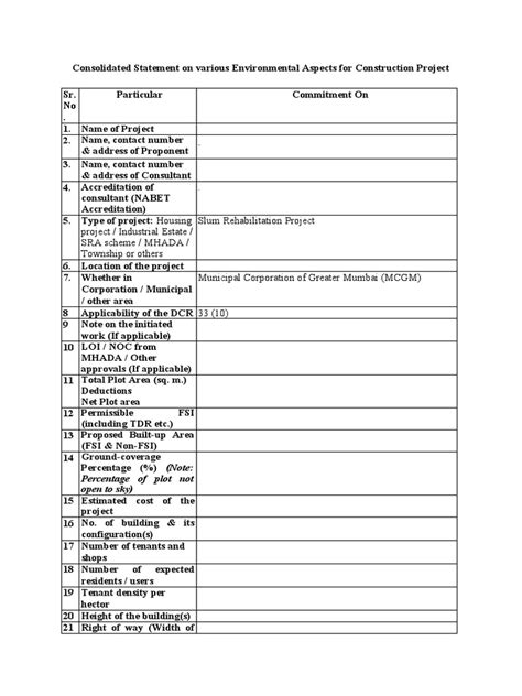Moef Form Pdf Hazardous Waste Waste