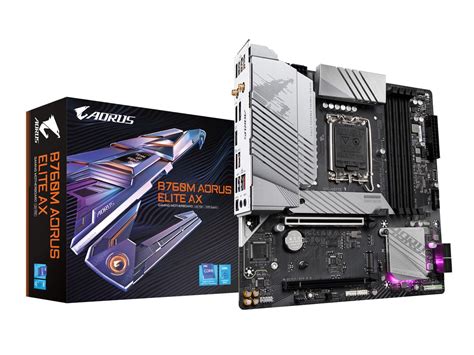 GIGABYTE B760M AORUS ELITE AX LGA 1700 Intel B760 M ATX Motherboard