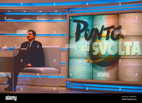 Italian Politician Massimo Dalema At The Funari News Punto Di Svolta