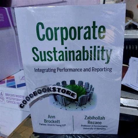 Corporate Sustainability Integrating Performance And Reporting Book