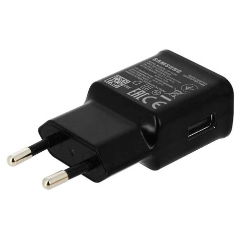 Oryginalna Ładowarka sieciowa Samsung EP TA EBE A Czarna kom pl