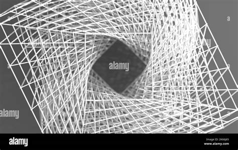 3d grayscale rendering of helical wire structure a design for